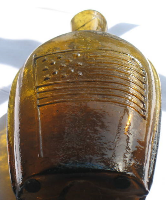 Stoddard Flag flask - Antique Bottles at Auction
